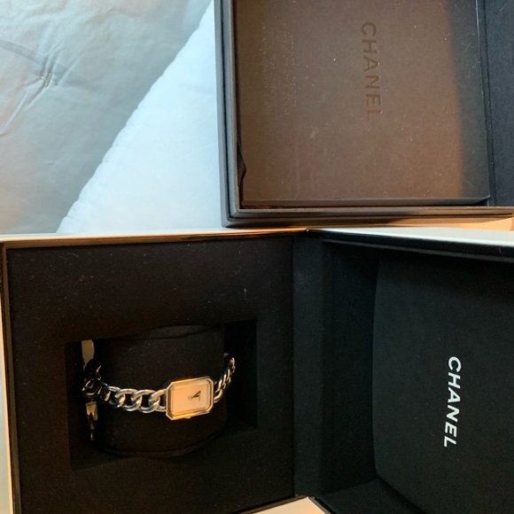CHANEL | Accessories | Chanel Premiere Chain Quartz Watch Stainless ...